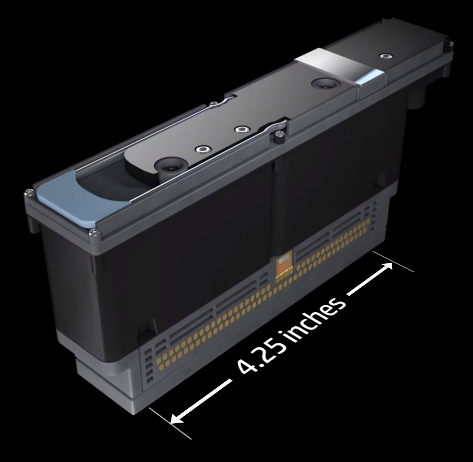 DJM - HP TIJ4 printhead top black 4.25